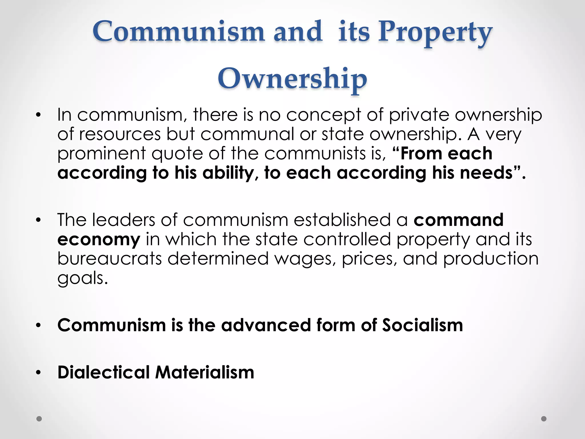 Concept of ownership in capitalism | PPTX