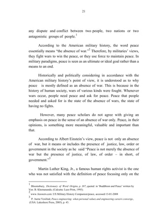 concept of peace | PDF