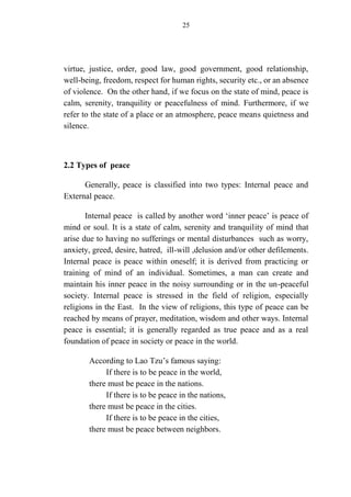 concept of peace | PDF