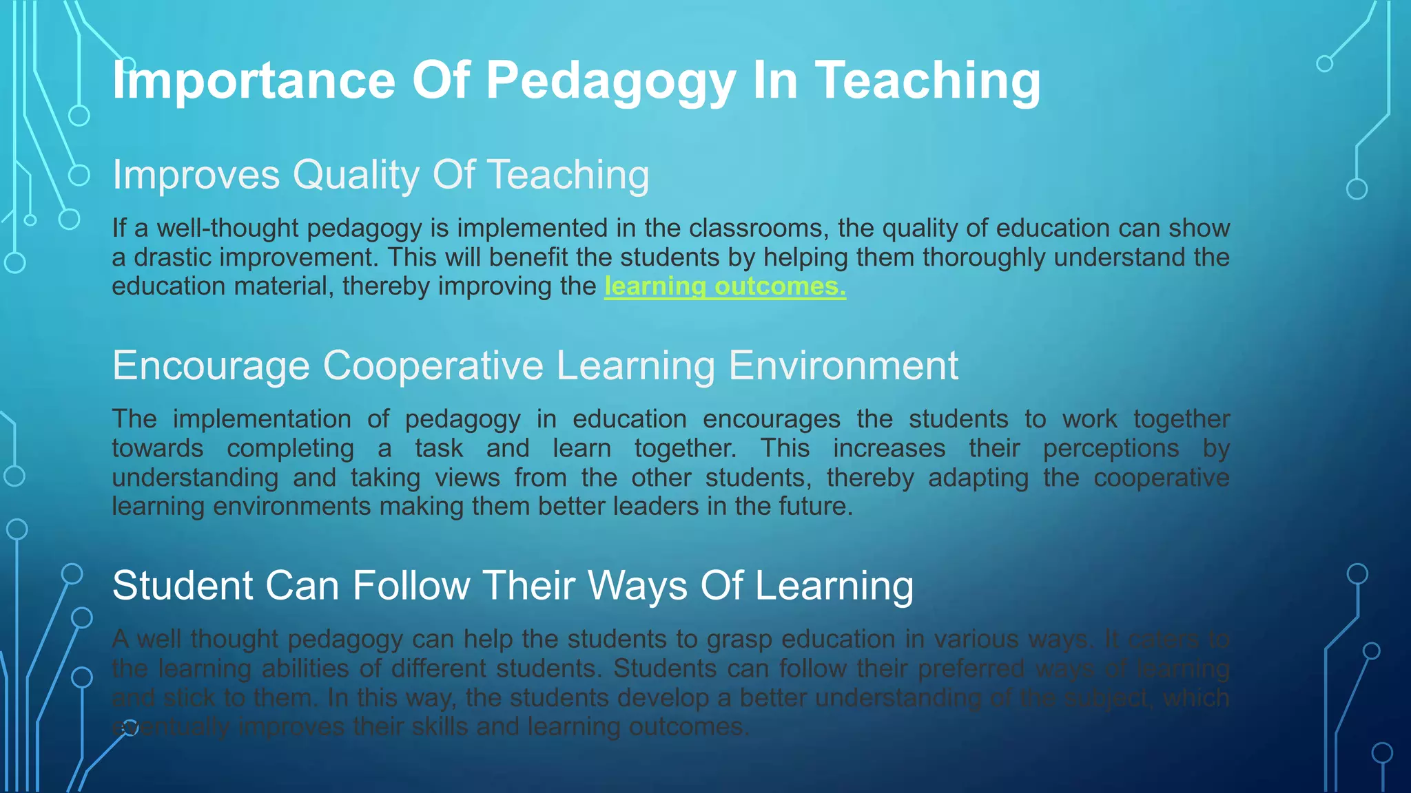 Concept of pedagogy | PPTX