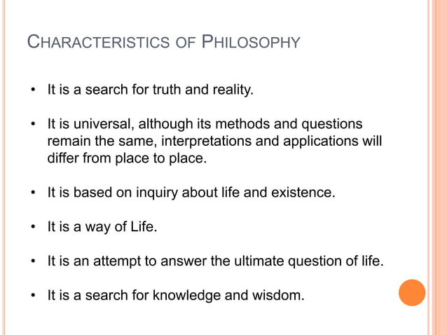Concept of philosophy | PPTX