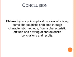 Concept of philosophy | PPTX