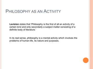 Concept of philosophy | PPTX