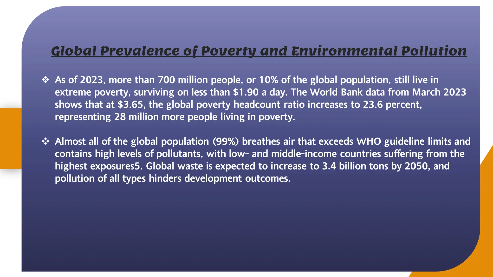 CONCEPT OF POVERTY AND ENVIRONMENTAL POLLUTION Presentation.pdf Umesha ...