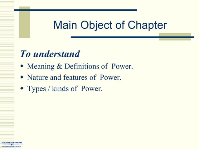 Concept of power | PPTX