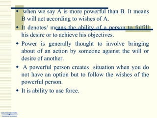 Concept of power | PPTX