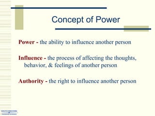 Concept of power | PPT