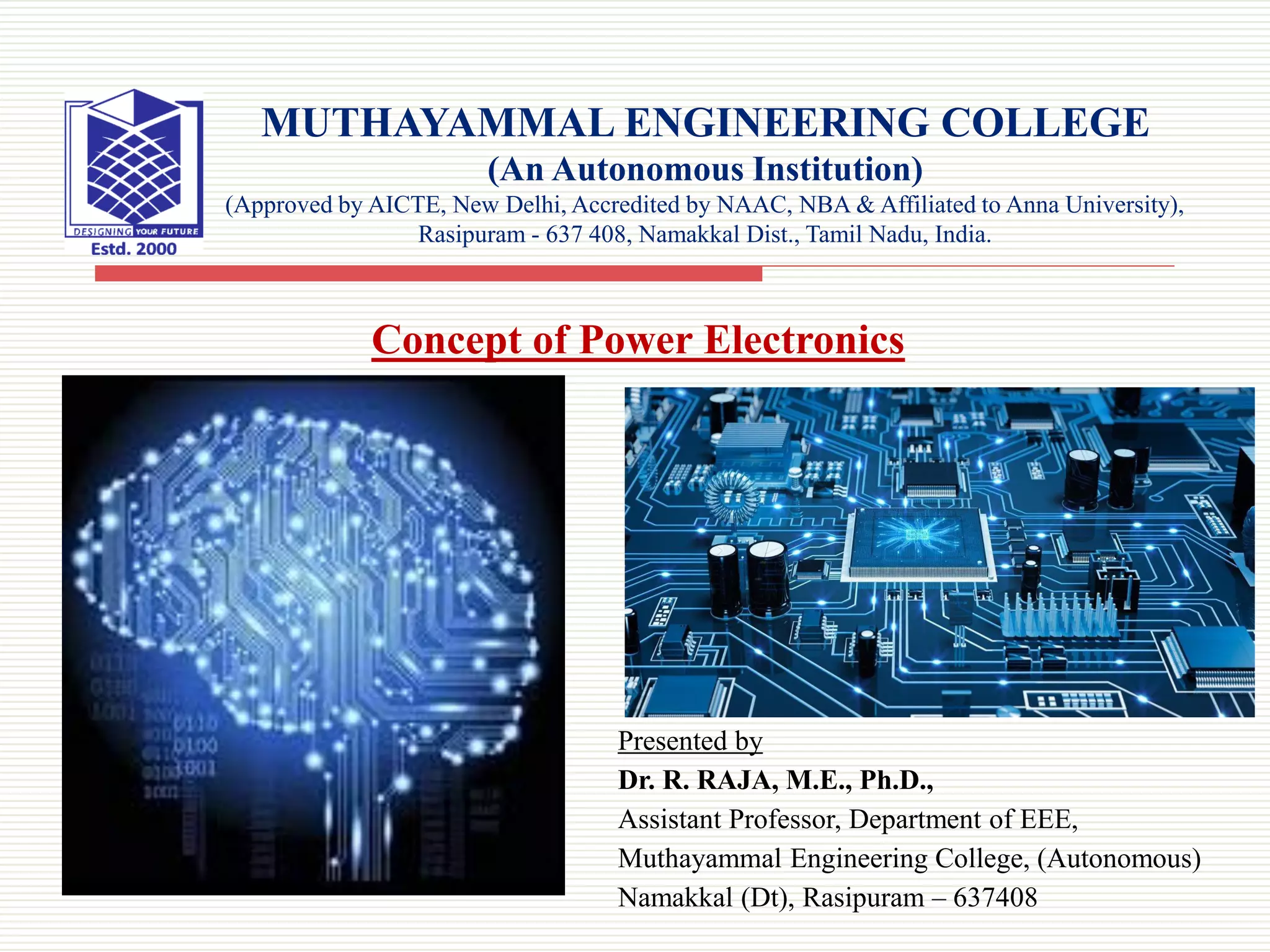 Concept of Power Electronics | PPT