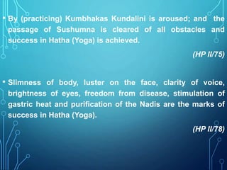 CONCEPT OF PRANAYAMA IN HATHAPRADIPIKA.ppt
