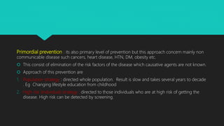 Concept of prevention | PPTX