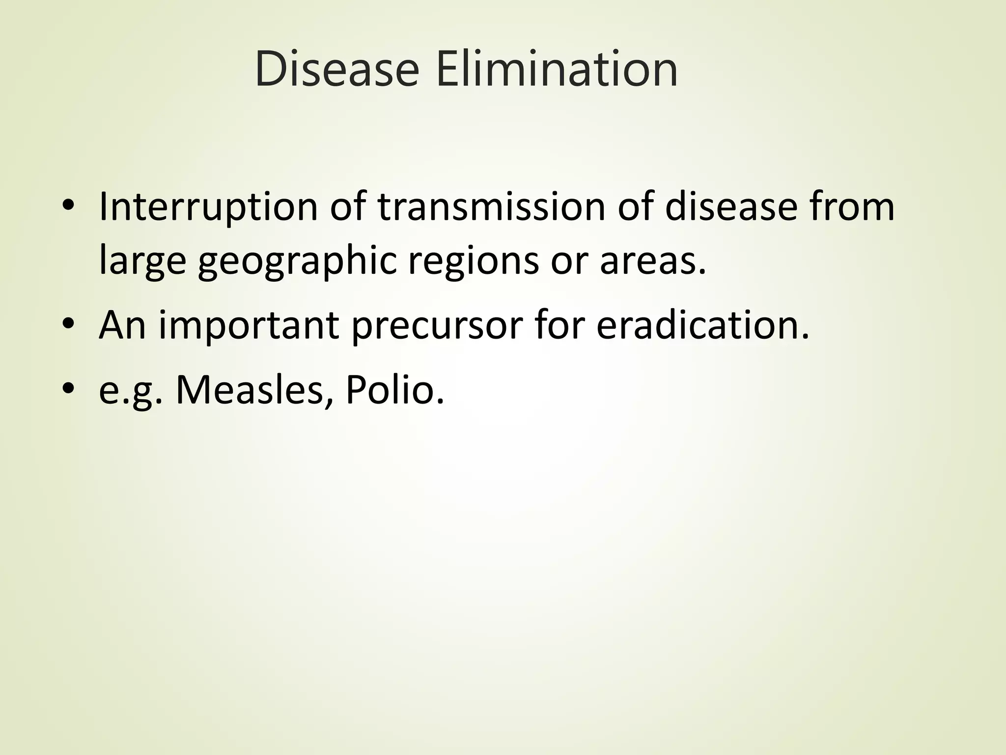 Concept of prevention and control of disease | PPTX