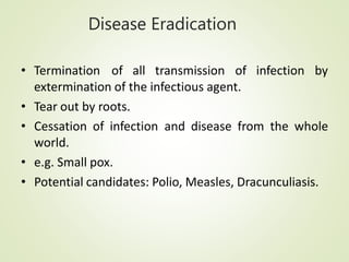 Concept of prevention and control of disease | PPTX
