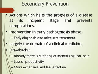 Concept of prevention and control of disease | PPTX