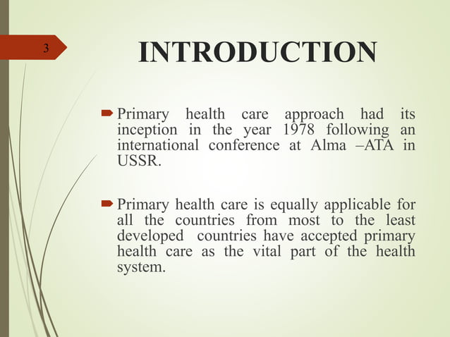 Concept of primary health care | PPTX | Healthcare Industry | Industries