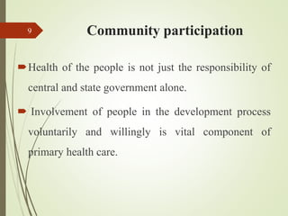 Concept of primary health care | PPTX