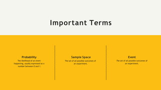 Concept of probability and important terms | PPT