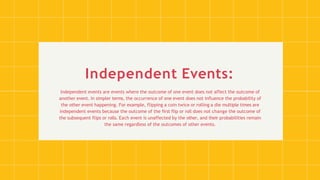 Concept of probability and important terms | PPT