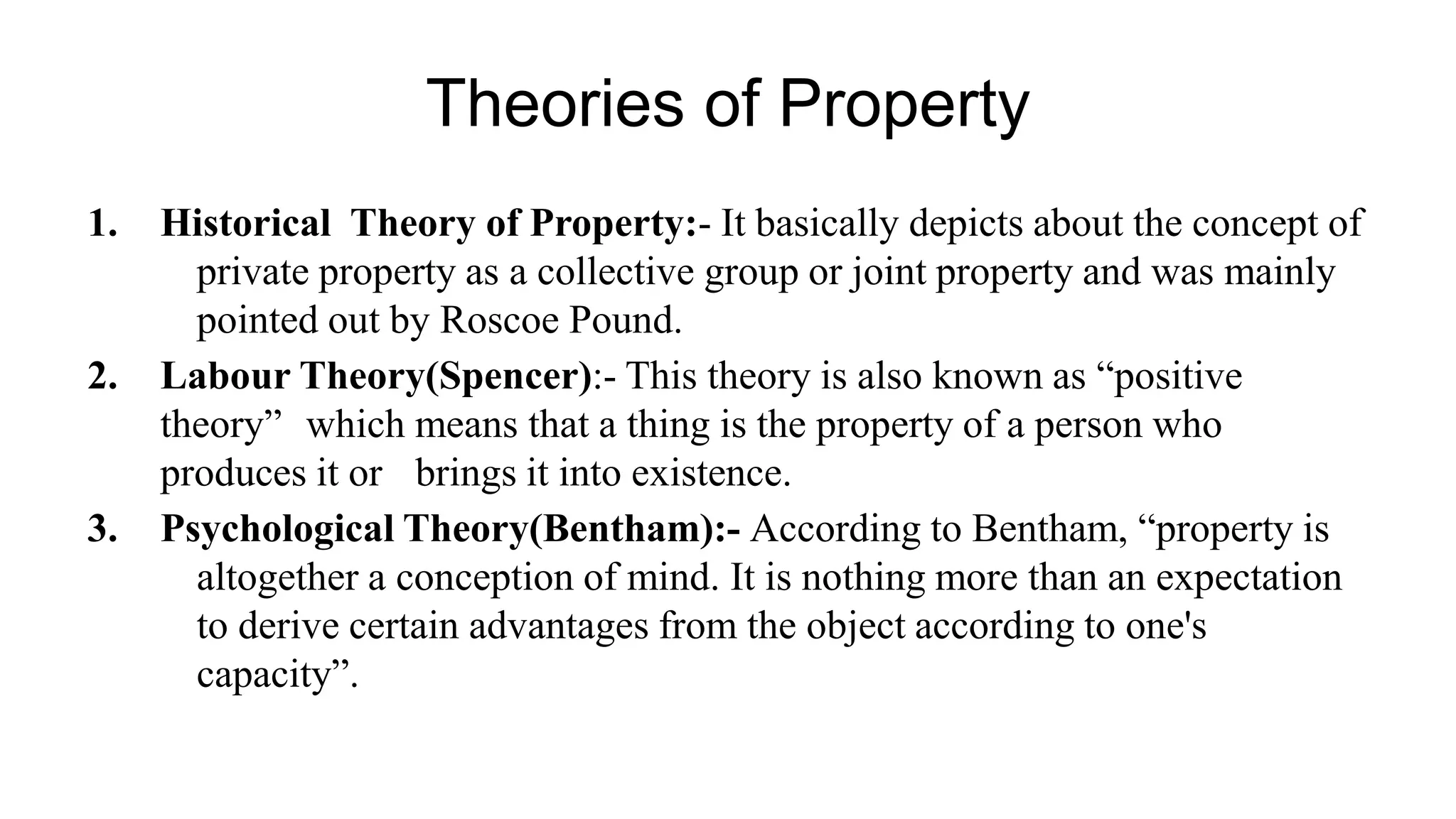 Concept of property | PPTX