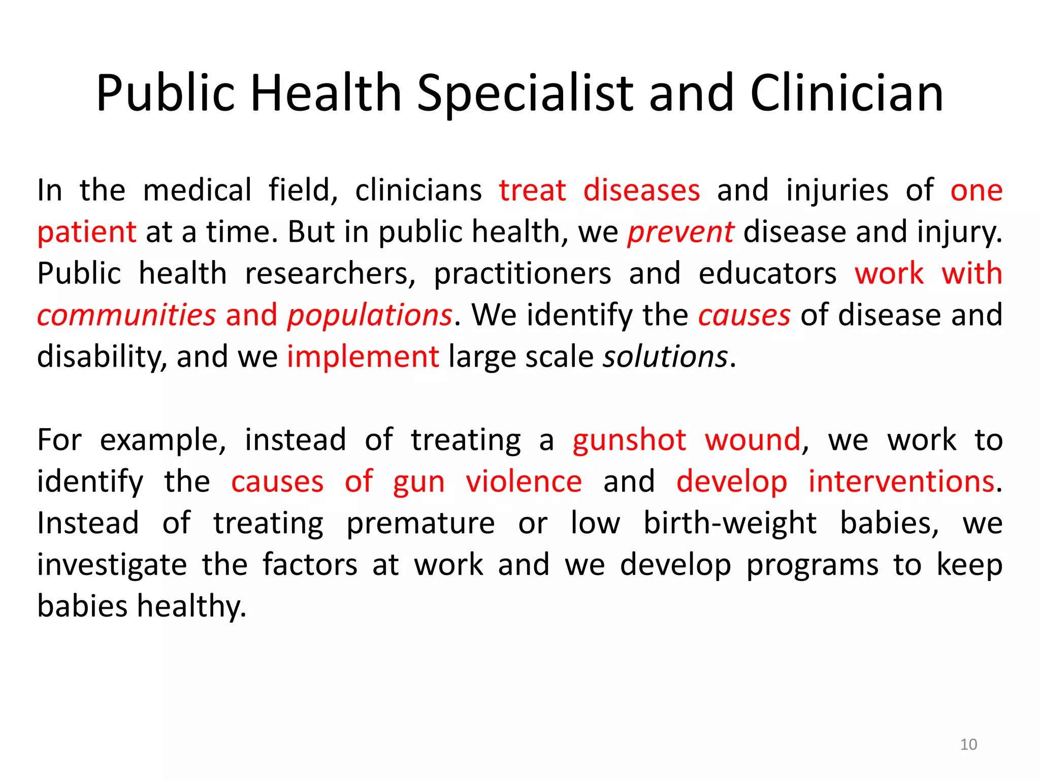 Concept of Public Health and Its Challenges | PPTX