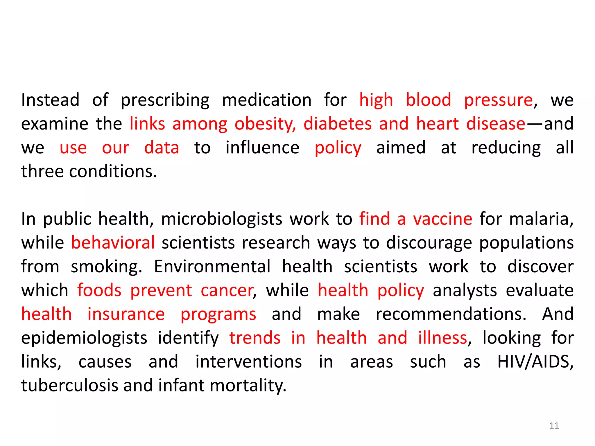 Concept of Public Health and Its Challenges | PPTX