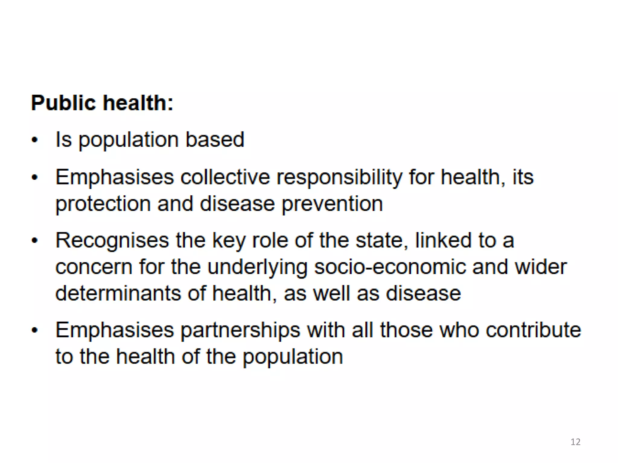 Concept of Public Health and Its Challenges | PPTX