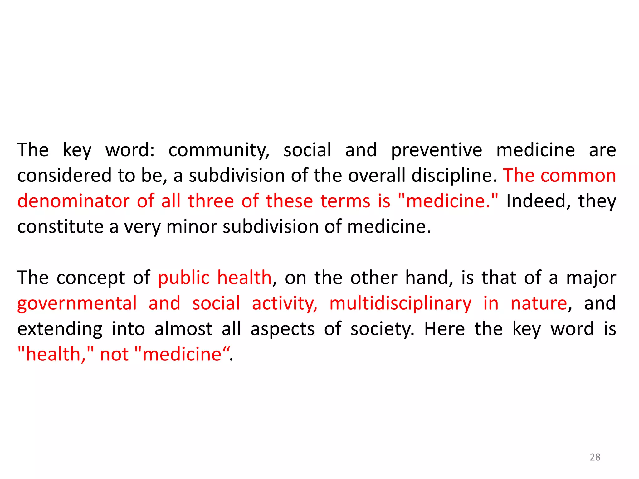 Concept of Public Health and Its Challenges | PPTX