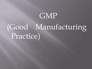 Concept of qa, qc, gmp 112070804010 | PPTX