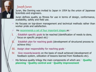 Concept of quality assurance and TQM | PPTX