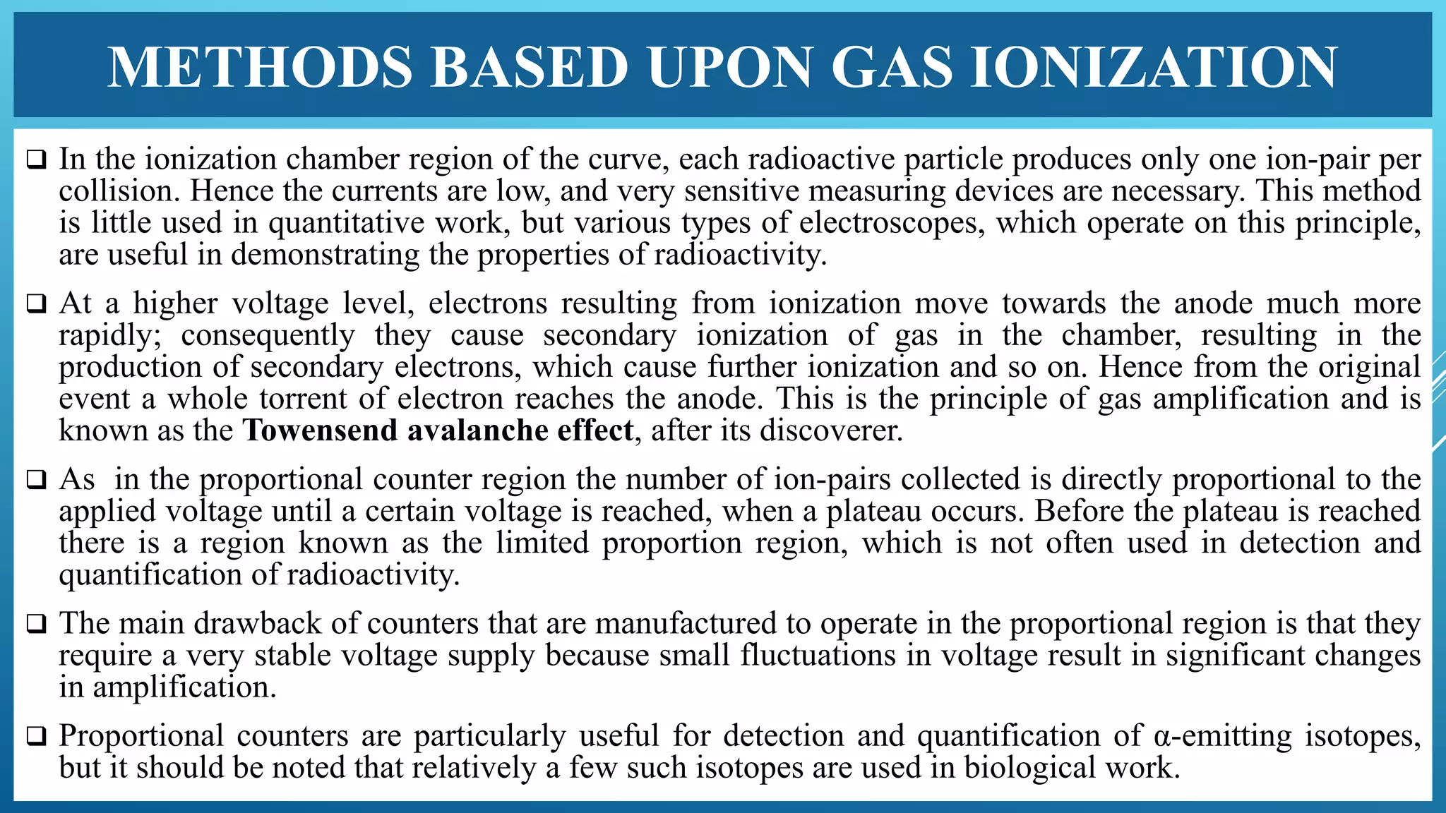 Concept of radioactivity, radioactivity counting methods with ...