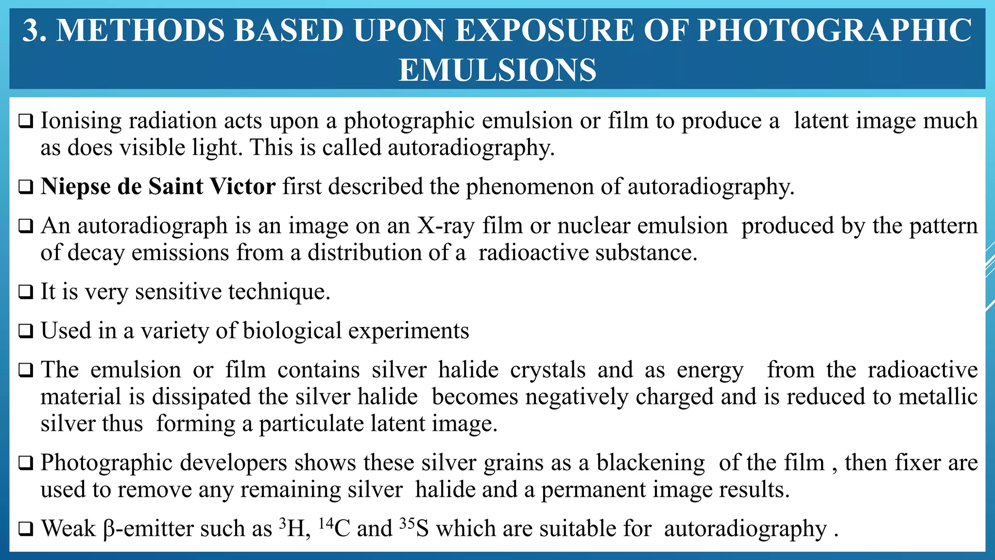 Concept of radioactivity, radioactivity counting methods with ...