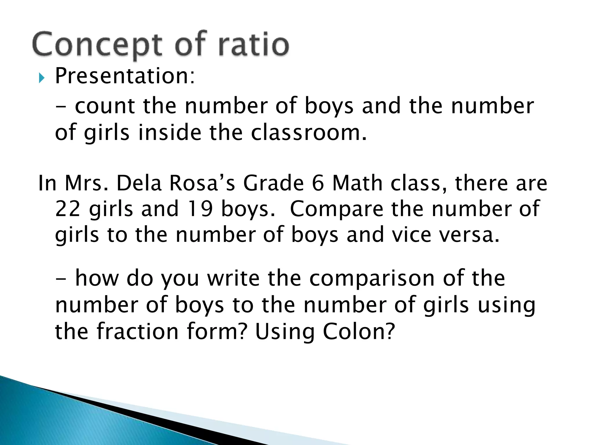 Concept of ratio | PPTX