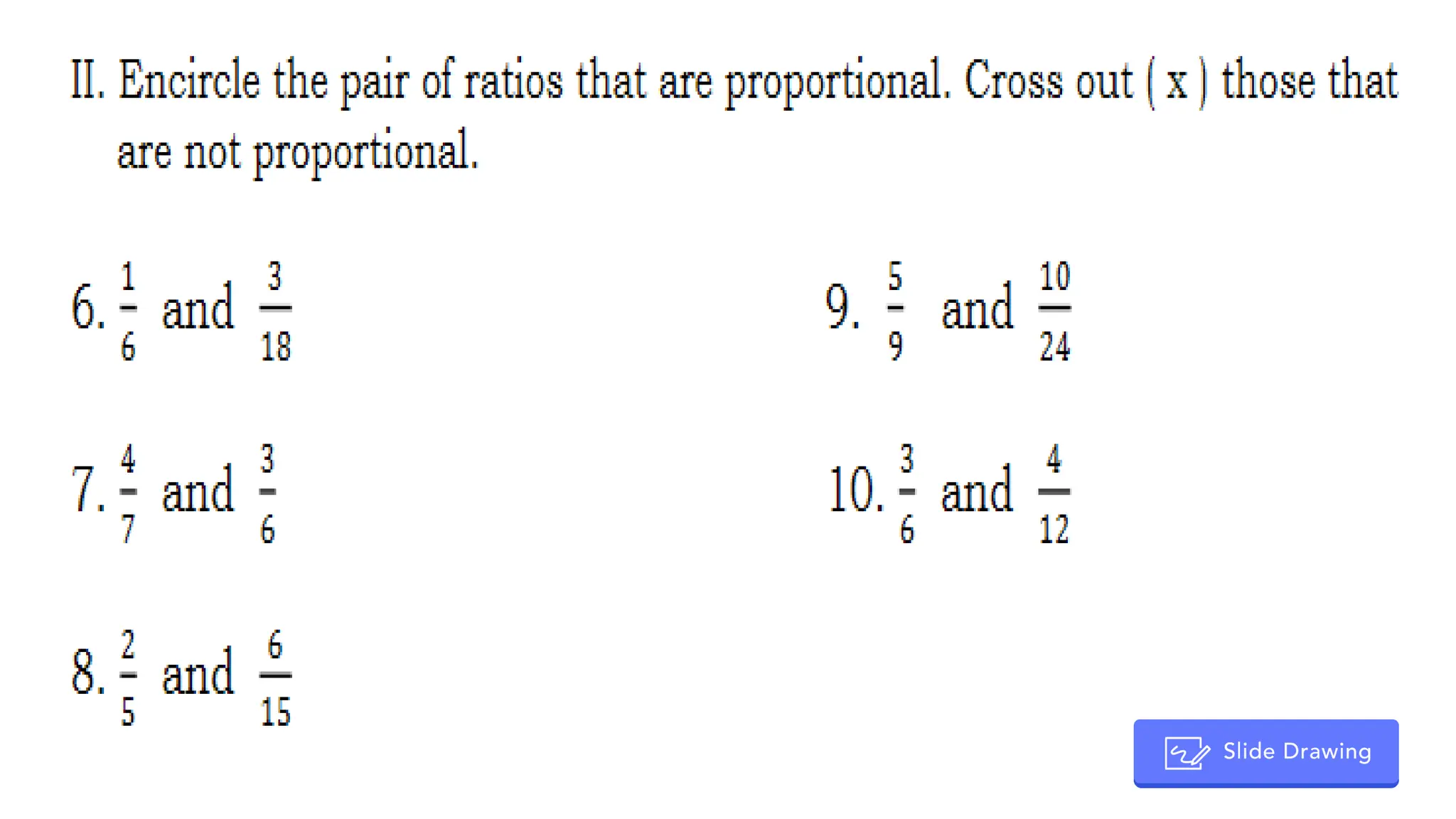 Mathematics 6 quaarter 2 week 1 Concept of Ratio and Proportion.pptx