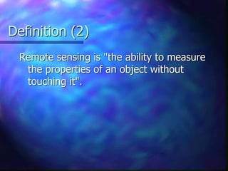 Concept of remote sensing | PPTX