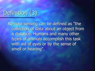 Concept of remote sensing | PPTX
