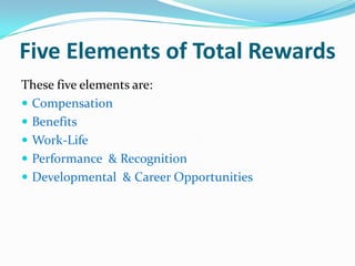 Concept of reward and total reward system | PPTX