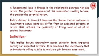 Concept of risk | PPTX