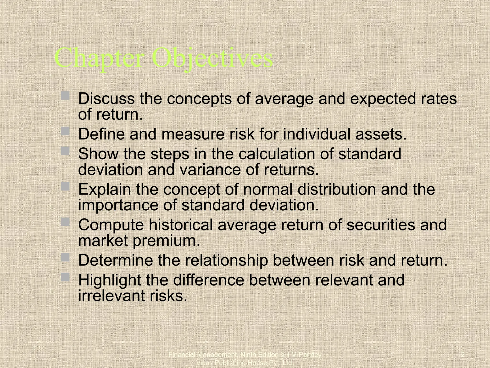 Concept of risk and return portfolio.ppt