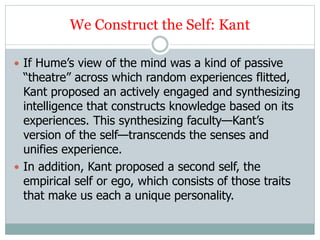 Consciousness, Identity and Self | PPTX