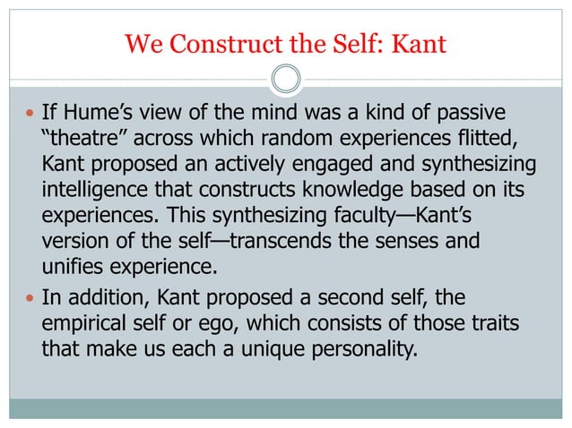 Consciousness, Identity and Self | PPTX