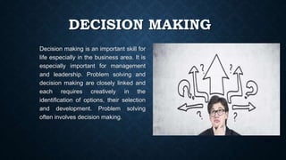 Concept of self discovery, decision making and problem solving | PPTX