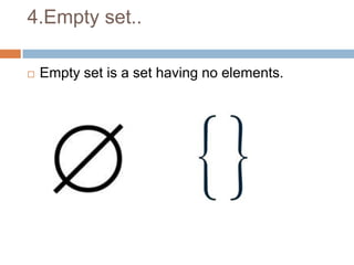 Concept of set. | PPTX | Physics | Science