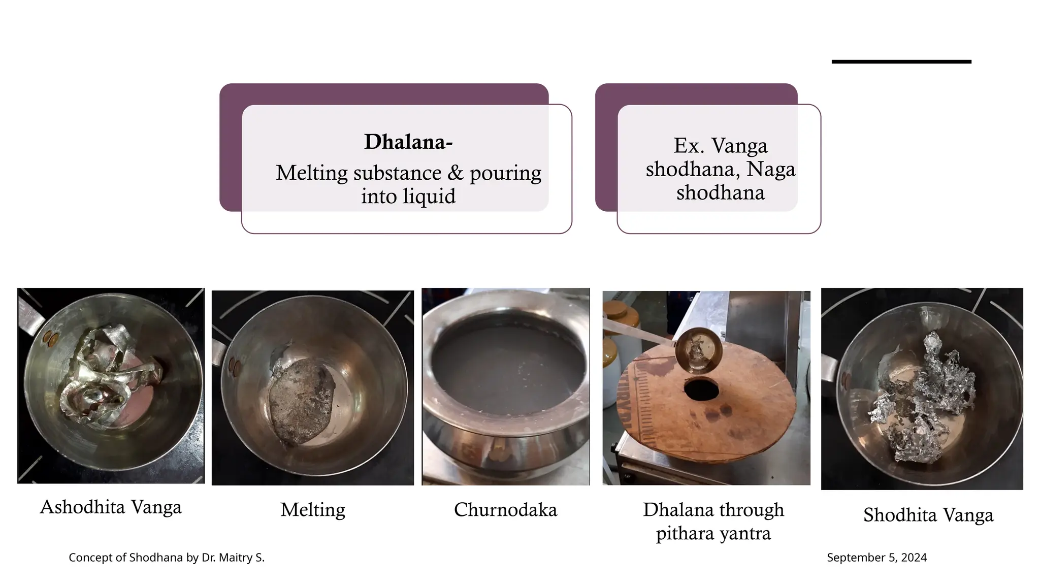 Concept of Shodhana in Rasashastra & Bhaishajya Kalpana by Dr. Maitry S..pptx