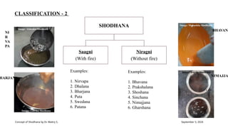 Concept of Shodhana in Rasashastra & Bhaishajya Kalpana by Dr. Maitry S ...