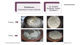Concept of Shodhana in Rasashastra & Bhaishajya Kalpana by Dr. Maitry S..pptx