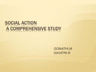 Concept of social action | PPTX