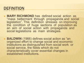 Concept of social action | PPTX