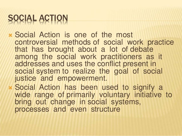 Concept of social action