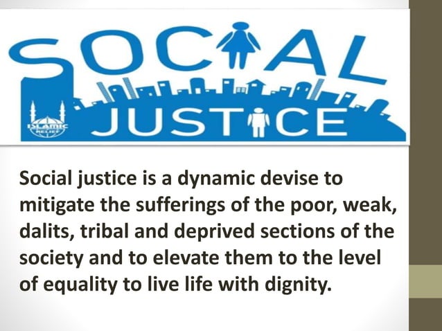 Concept of social justice : Education as a means | PPTX