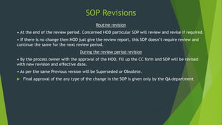 Concept of sop | PPTX