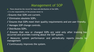 Concept of sop | PPTX